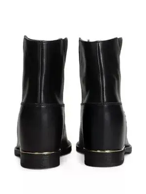 VIA ROMA 15 V-neck Leather Boots