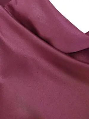 Alberta Ferretti Cowl Neck Sleeveless Maxi Dress