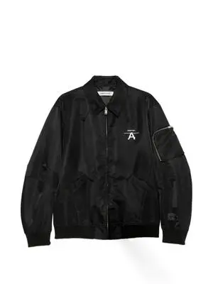 Undercover Logo-print Zip-up Jacket - Black