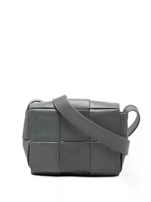 Bottega Veneta Cassette Crossbody Bag - Grey