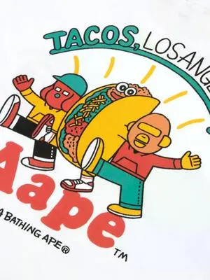 AAPE BY *A BATHING APE X Jun Oson Moonface T-shirt
