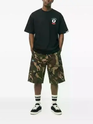AAPE BY *A BATHING APE X Jun Oson Moonface T-shirt - Black