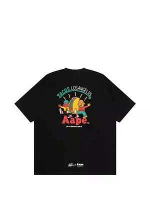 AAPE BY *A BATHING APE X Jun Oson Moonface T-shirt - Black