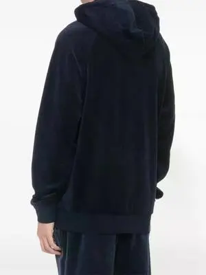 FILA Kai Logo-embroidered Hoodie - Blue