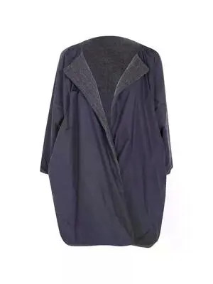 DANIELA GREGIS Reversible Cashmere Coat - Blue