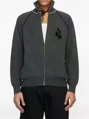 MARANT Isabel Sergio Cardigan With Stand-up Collar