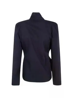MARIA CALDERARA Belted Wrap Blouse