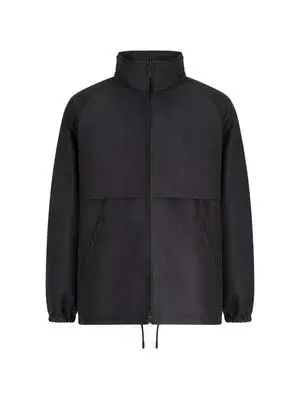 Saint Laurent Raglan-sleeve Hooded Windbreaker - Black