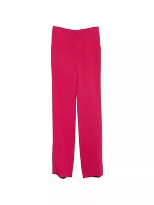 Valentino Garavani High-waisted Straight-leg Trousers - Pink