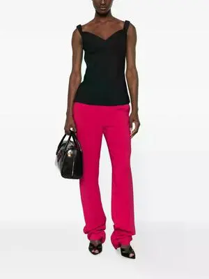 Valentino Garavani High-waisted Straight-leg Trousers