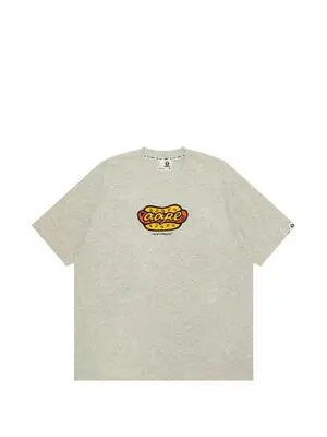 AAPE BY *A BATHING APE Graphic-print Cotton T-shirt - Grey