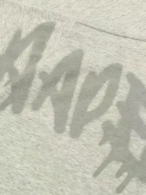 AAPE BY *A BATHING APE Graphic-print Cotton T-shirt - Grey