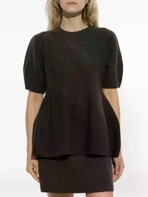 LISA YANG Mella Peplum Sweater