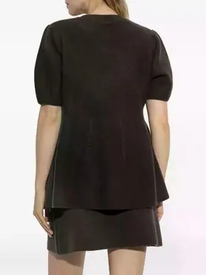 LISA YANG Mella Peplum Sweater