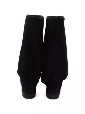 Rene Caovilla Wedge Ankle Suede Boots