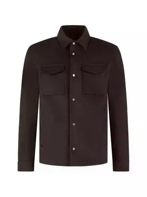 Herno Button-up Shirt Jacket - Brown