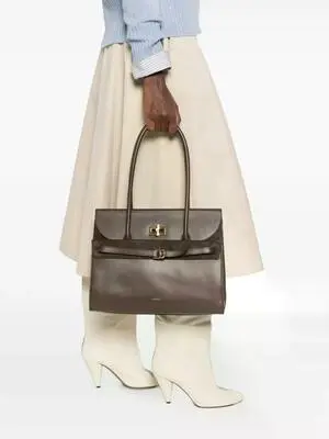 Furla Buckle-detail Leather Tote Bag