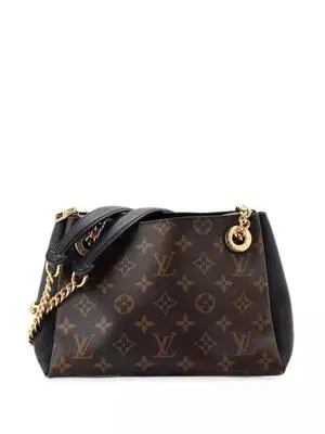 LOUIS VUITTON Surene Handbag Monogram Canvas With Leather Bb Shoulder Bag - Black