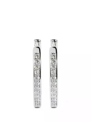 Monica Vinader Small Essential Diamond Hoop Earrings