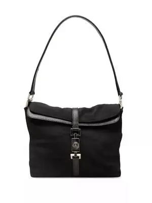 Gucci 2000-2015 Canvas Jackie Shoulder Bag - Black
