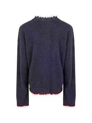 UMA WANG Distressed Cashmere Sweater