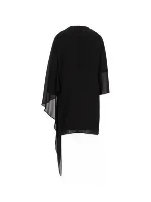 MAISON MARGIELA Asymmetric Layered Mini Dress