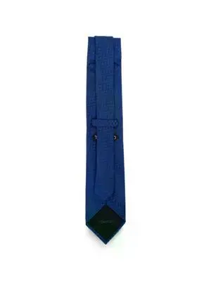 TOM FORD Net Pattern Satin Tie - Blue