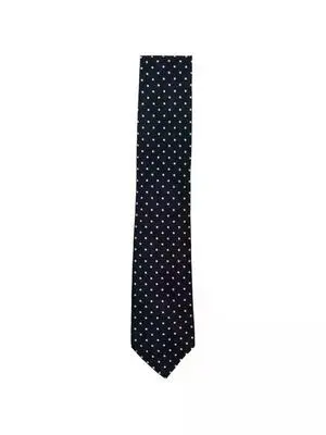 TOM FORD Polka-dot Neck Tie - Blue