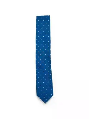 TOM FORD Polka-dot Tie - Blue