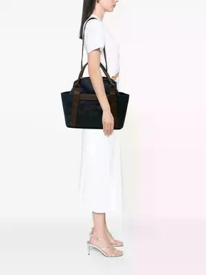 Hermès 2021 Toile Sac De Pansage Satchel - Blue