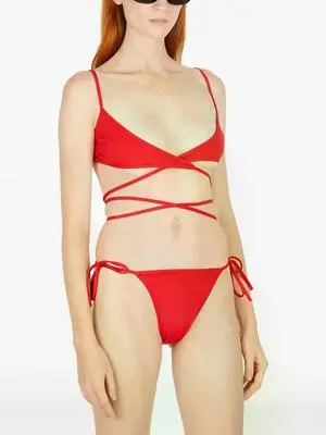 Balenciaga Wrap-around Tie-fastening Bikini