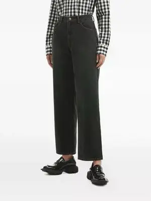 ADER ERROR Contrast Stitch Straight Leg Jeans