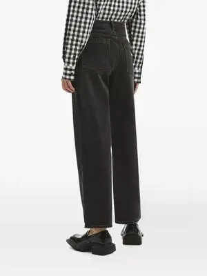 ADER ERROR Contrast Stitch Straight Leg Jeans