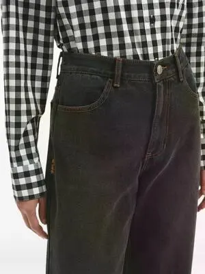 ADER ERROR Contrast Stitch Straight Leg Jeans