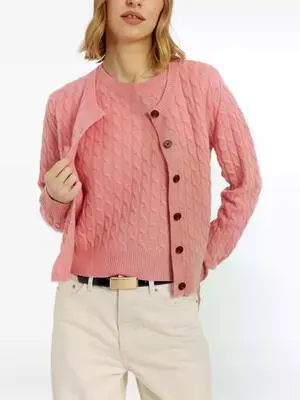 Chinti & Parker Cable-knit Cashmere Cardigan