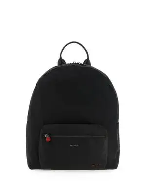 Kiton Logo-plaque Front-pocket Backpack - Black