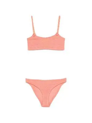 Hunza G Phoebe Seersucker Bikini - Pink