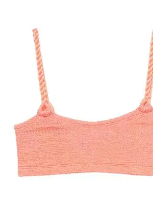 Hunza G Phoebe Seersucker Bikini - Pink