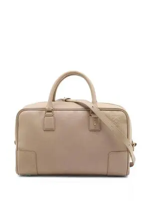 Loewe 2015-2026 Leather Amazona 28 Satchel - Neutrals