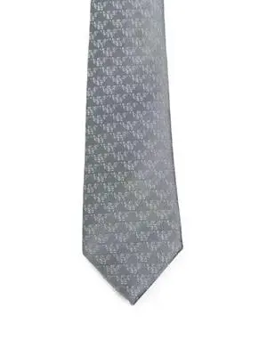 Emporio Armani Logo Pattern Neck Tie