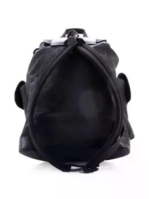 LOUIS VUITTON Christopher Monogram Taurillon Leather Mm Backpack - Black