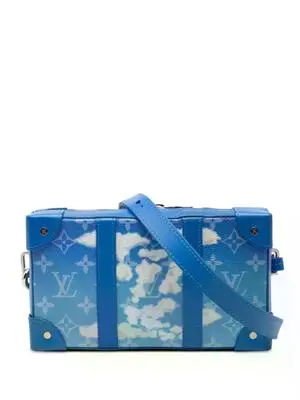 LOUIS VUITTON Monogram Clouds Soft Trunk Wallet Crossbody Bag - Blue