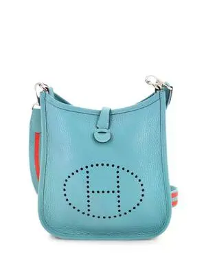 Hermès Evelyne Bag Gen Iii Clemence Tpm Crossbody Bag - Blue