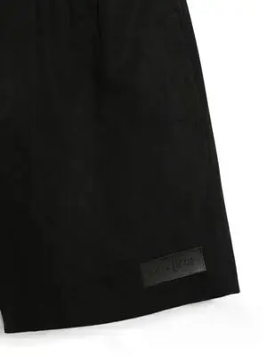 LOW BRAND Logo-patch Elasticated-waist Shorts