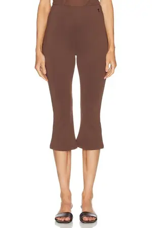 THE PARK Allison Capri Legging - Chocolate