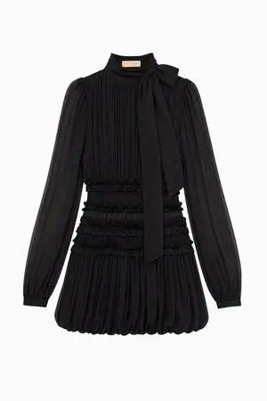 Ulla Johnson Celestine Long Sleeve Silk Dress