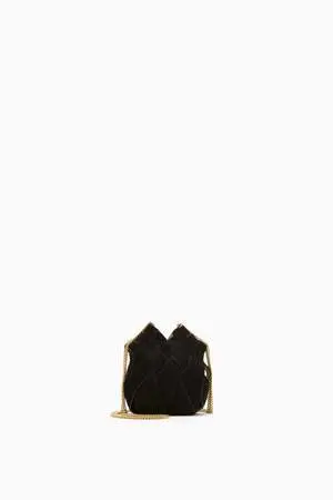 Ulla Johnson Charlotte Mini Crossbody With Chain - Noir