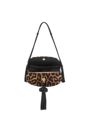 Ulla Johnson Paloma Flap Tassel Bag - Leopard