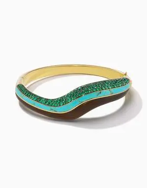 EMILY P. WHEELER Wave Bracelet, Sandalwood - Blue