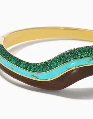 EMILY P. WHEELER Wave Bracelet, Sandalwood - Blue